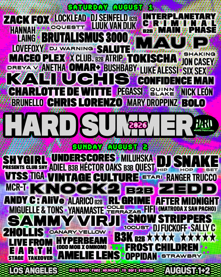 HARD Summer Music Festival Announces Lineup for 2026 Edition – IhouseU.com